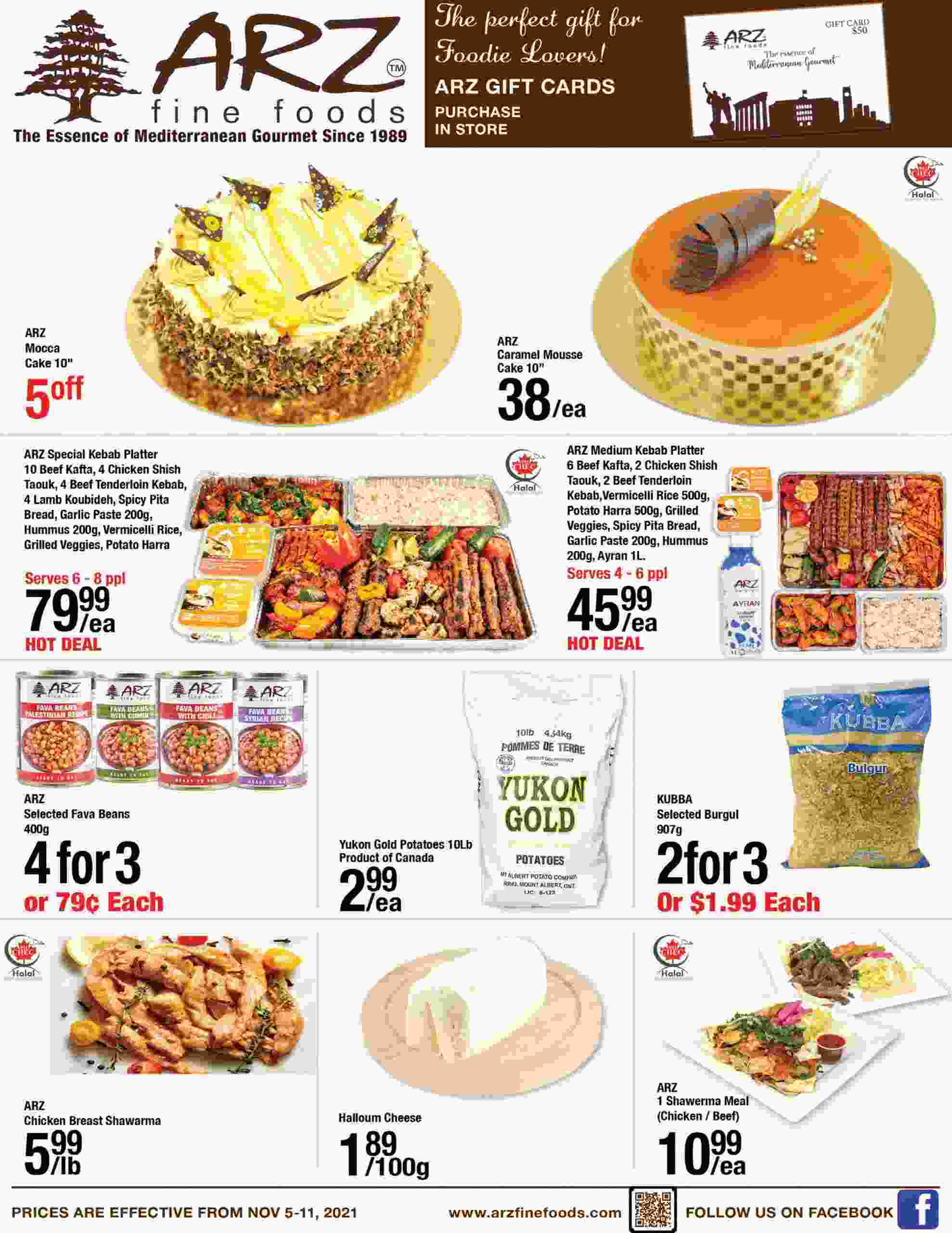 Arz Fine Foods Flyer (ON) November 5 - 11 2021