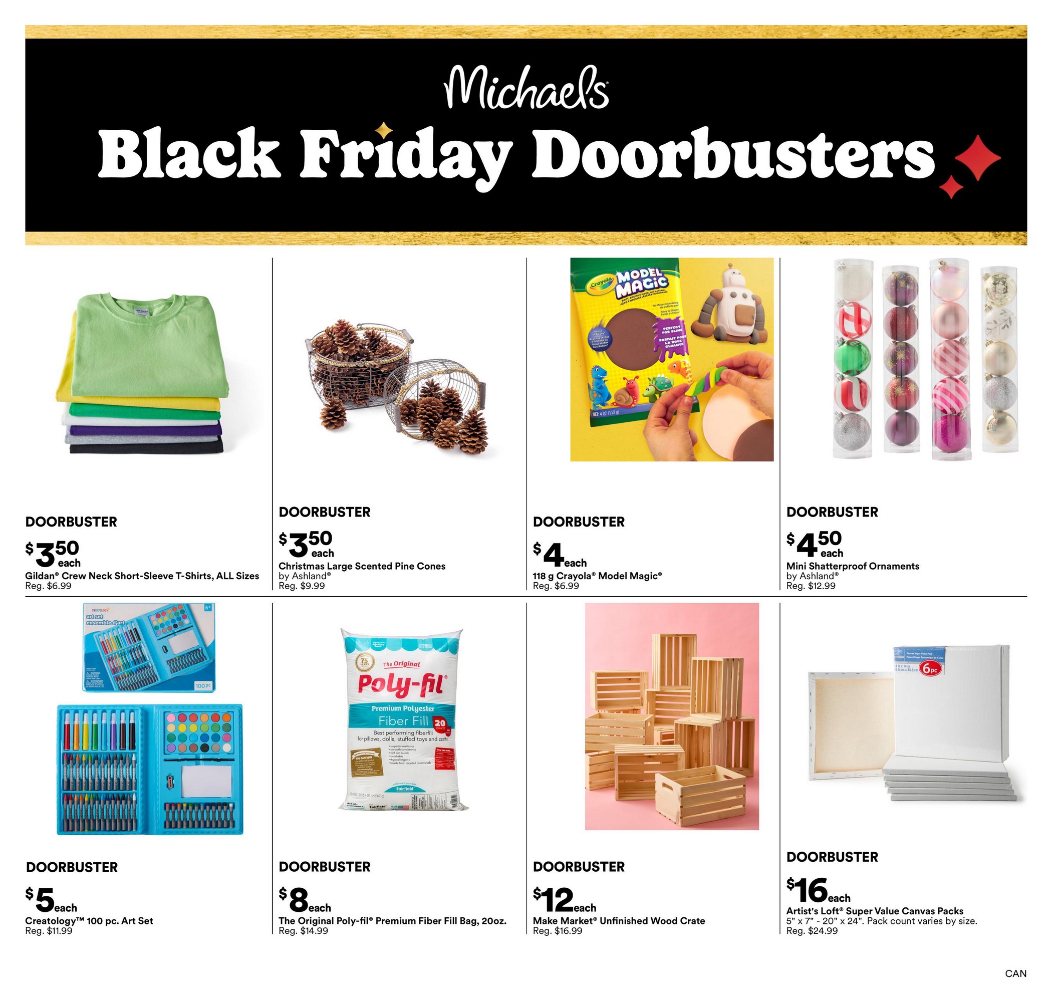Michaels Canada Black Friday November 26 - 30 2025