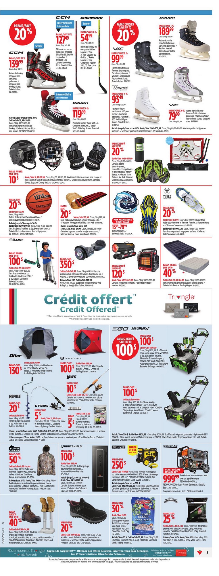 Circulaire Canadian Tire Décembre 25 2025 - Janvier 1 2026
