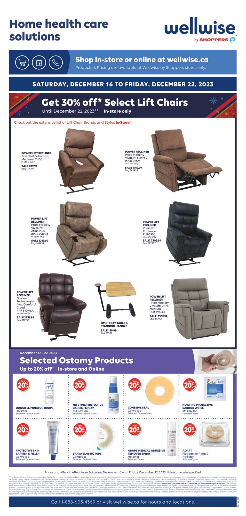 Wellwise by Shoppers Flyer December 16 - 22 2023