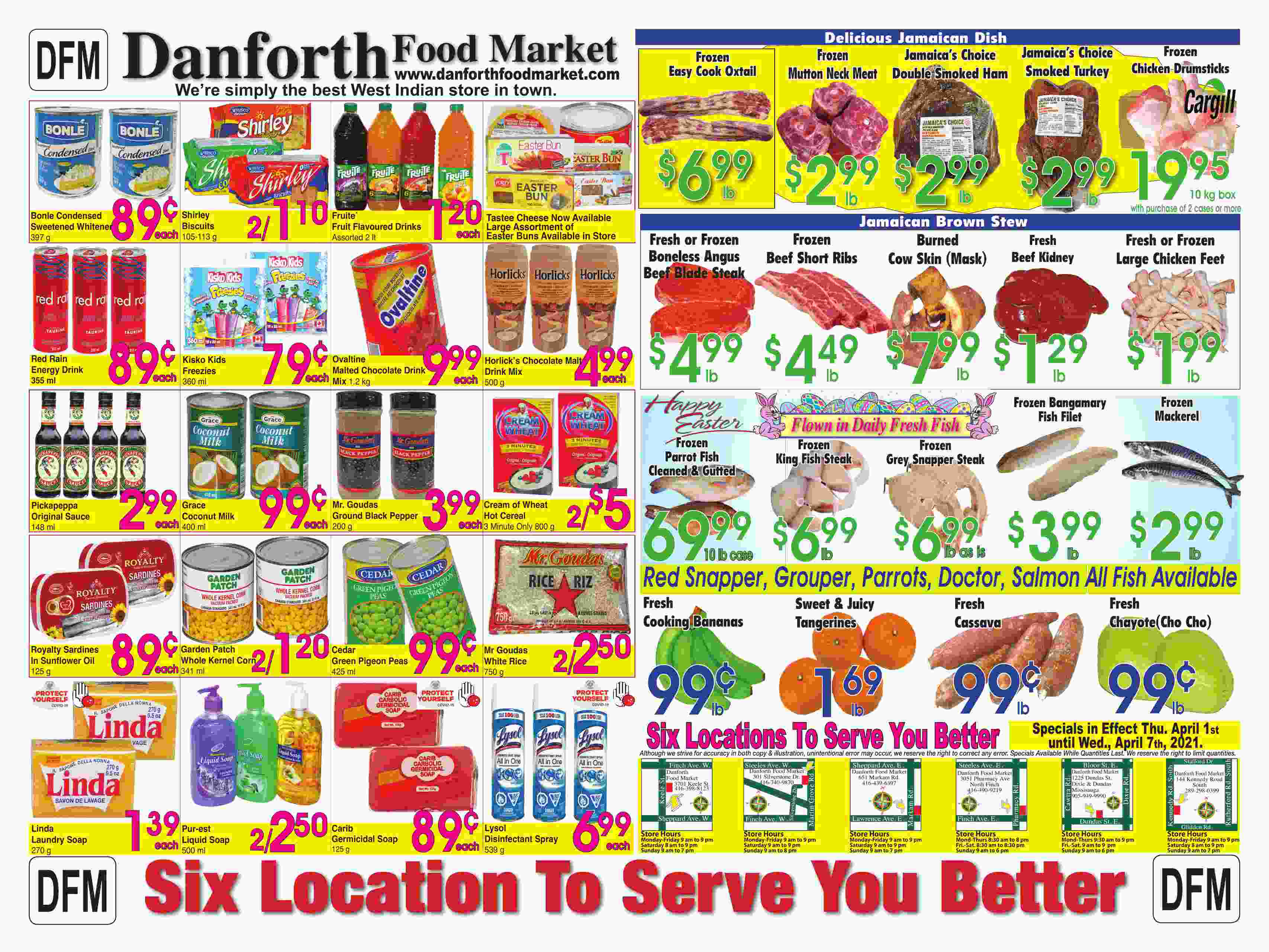 Danforth Food Market Flyer (ON) April 1 - 7 2021