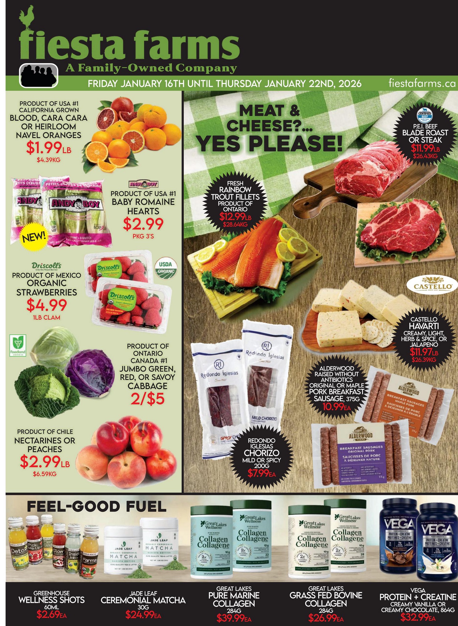 Fiesta Farms Flyer (ON) January 16 - 22 2026