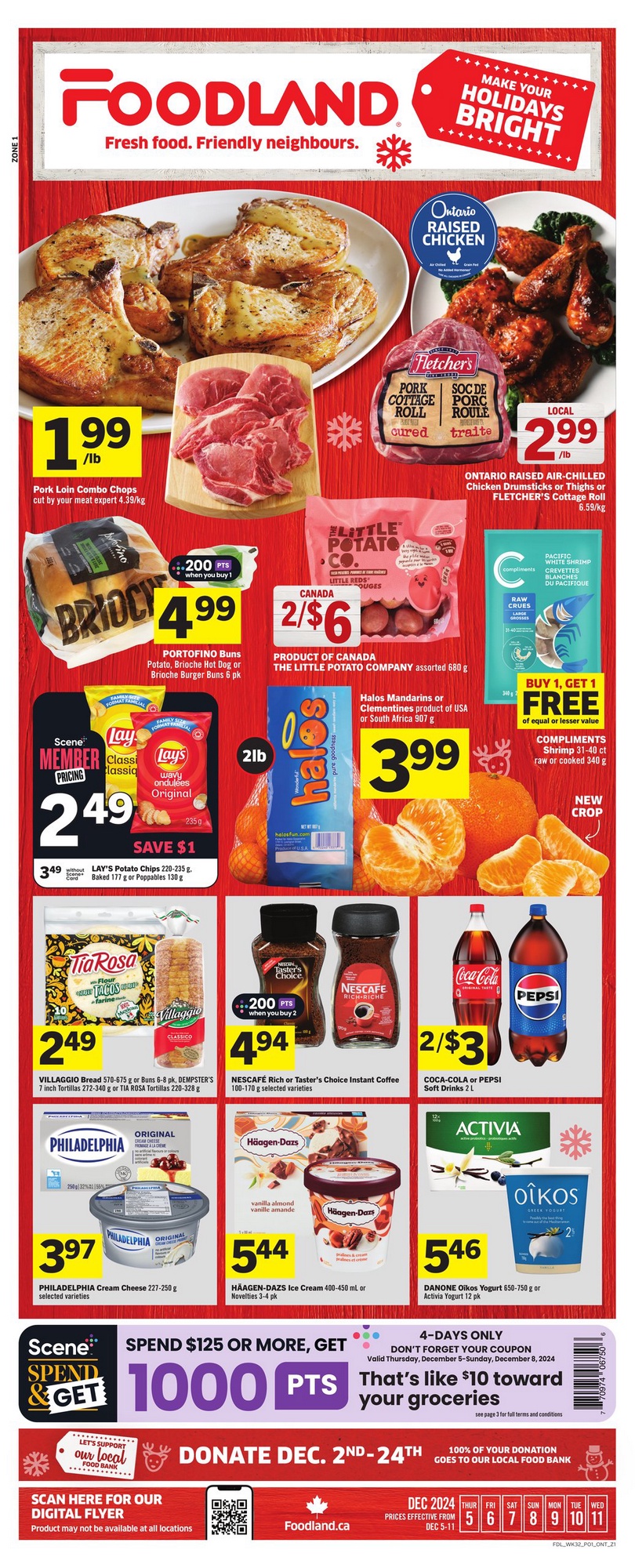 Foodland Flyer (ON) December 5 - 11 2024