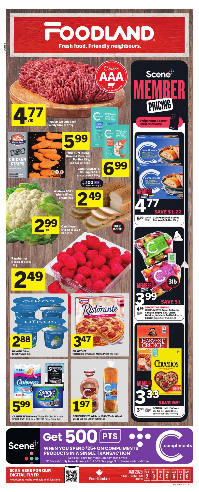 Foodland Flyer (ON) January 2 - 8 2025