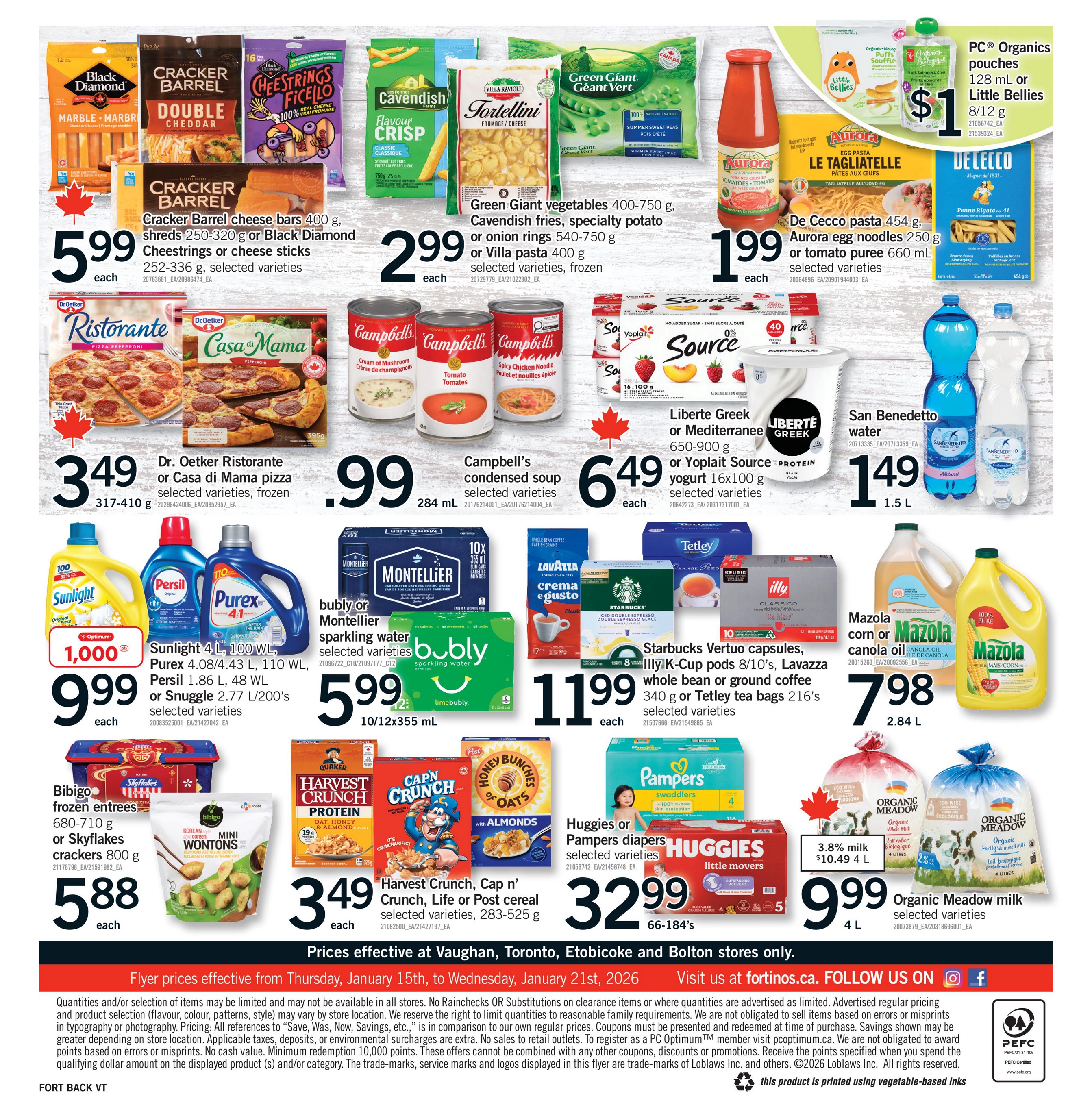 Fortinos Flyer (ON) January 15 - 21 2026