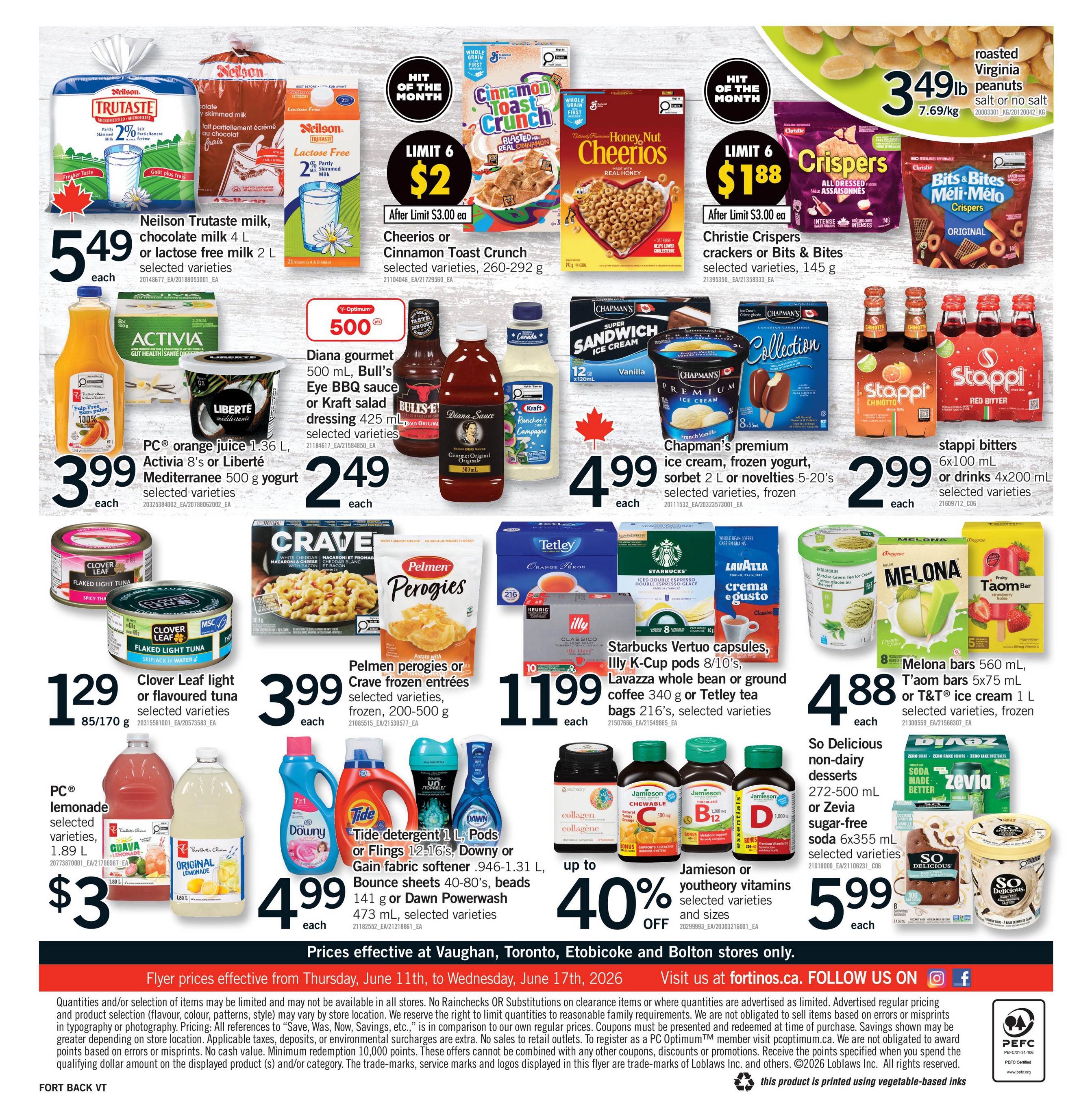 Fortinos Flyer (ON) June 11 - 17 2026