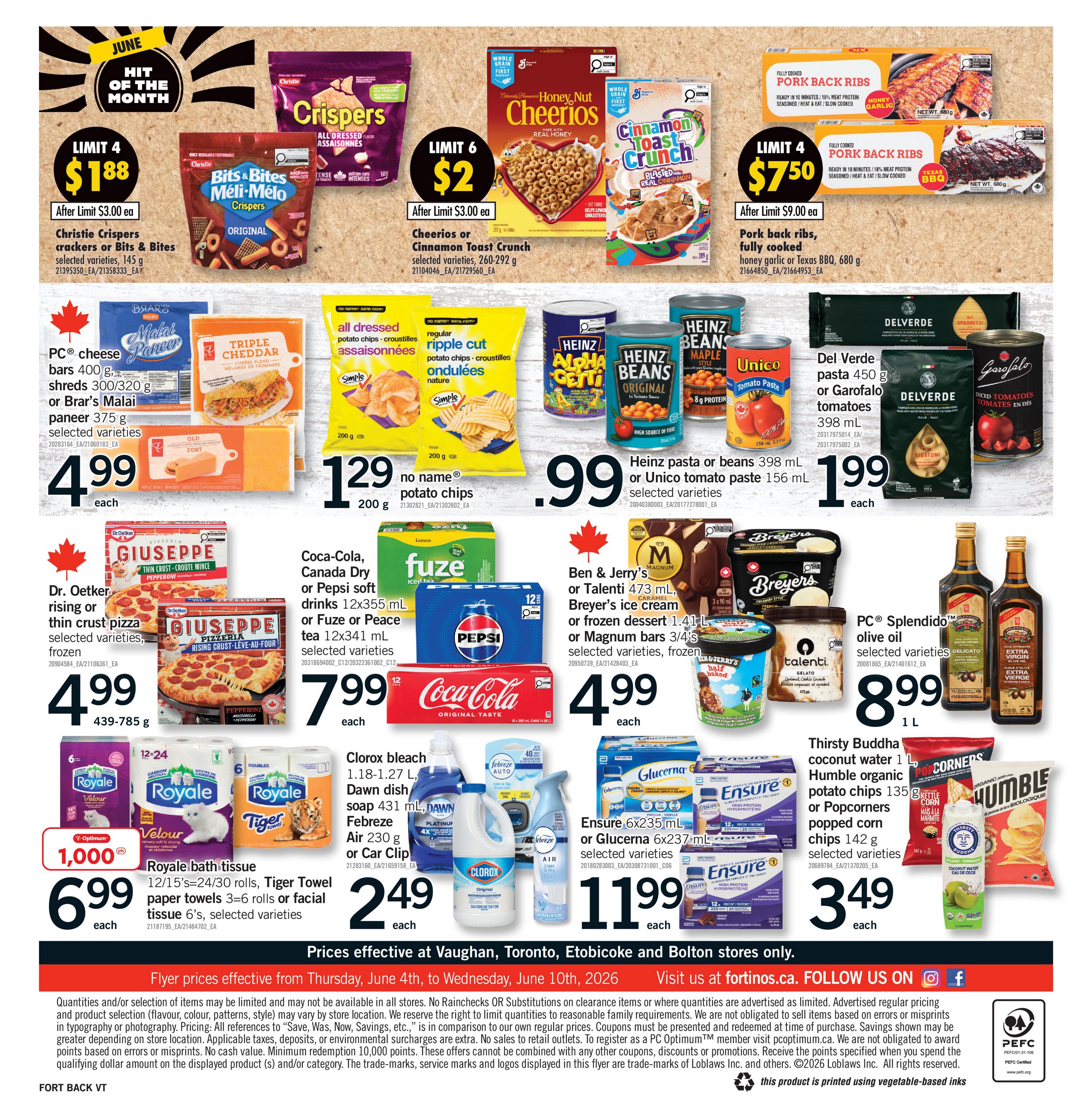 Fortinos Flyer (ON) June 4 - 10 2026