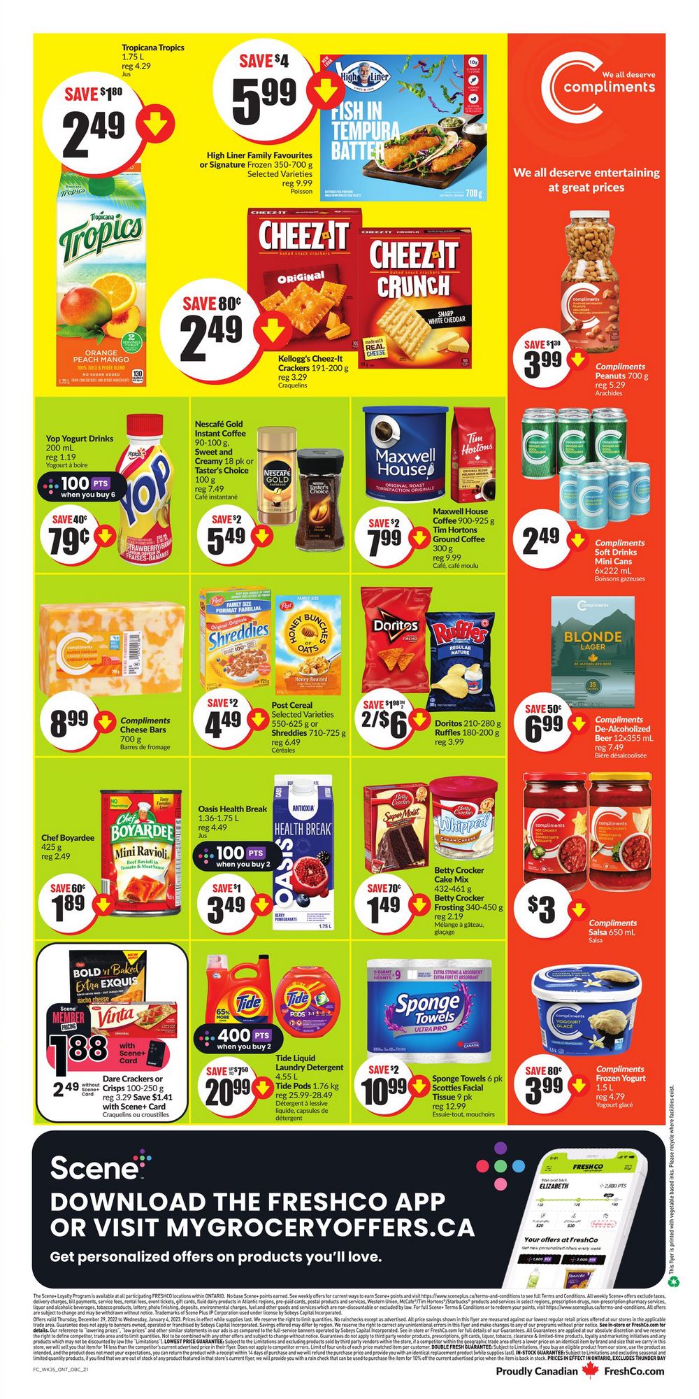 FreshCo Flyer (ON) December 29 - January 4 2023