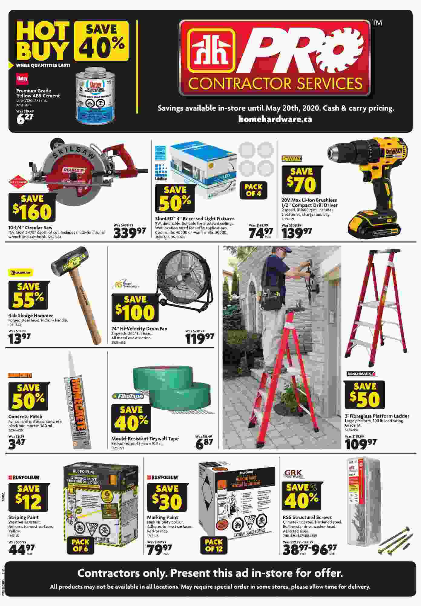 Home Hardware Flyer (ON) Pro May 7 - 20 2020