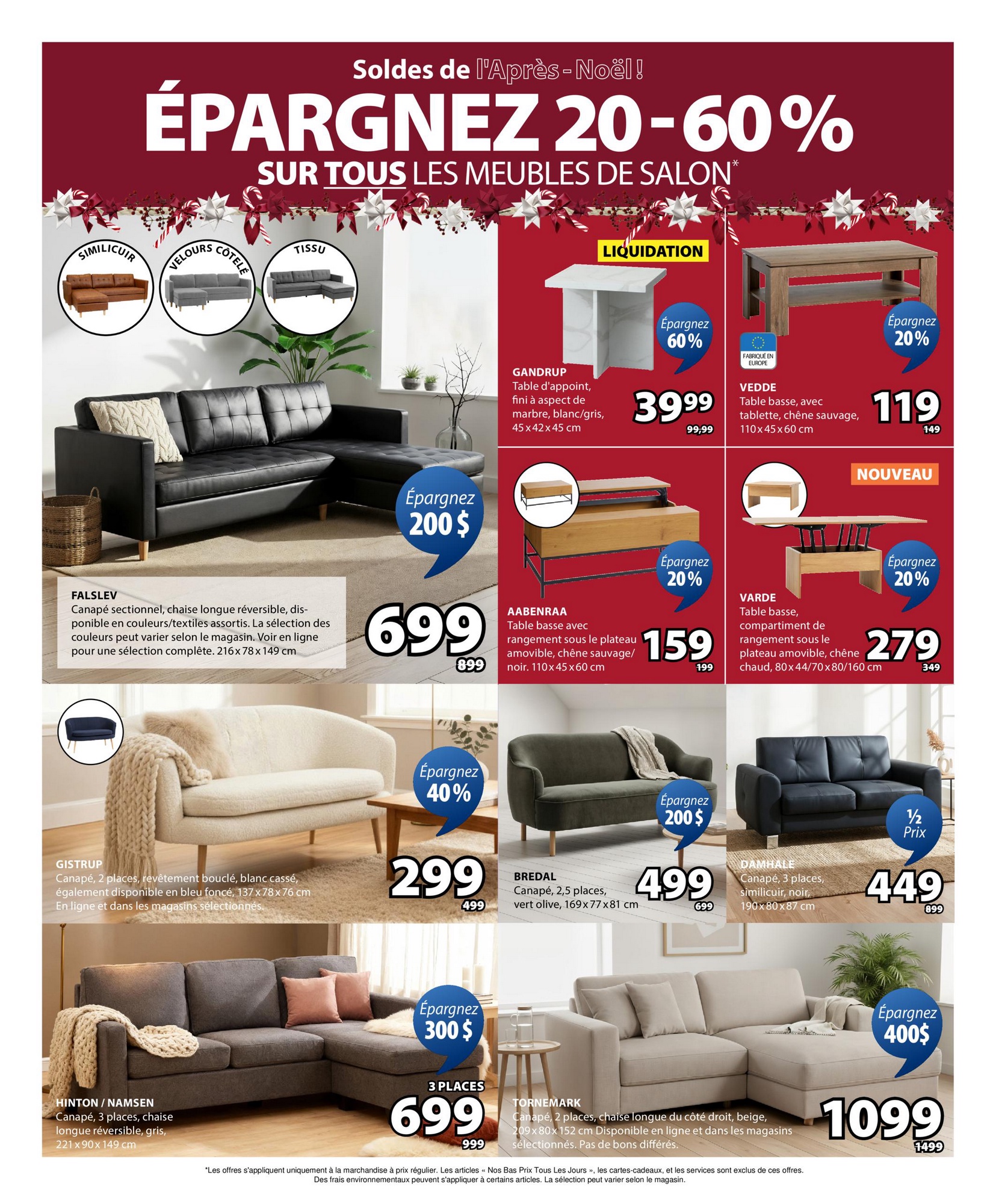 Circulaire JYSK Décembre 18 2025 - Janvier 1 2026