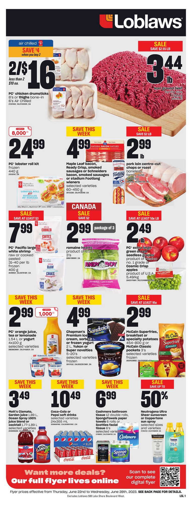 Loblaws Flyer (ON) June 22 - 28 2023