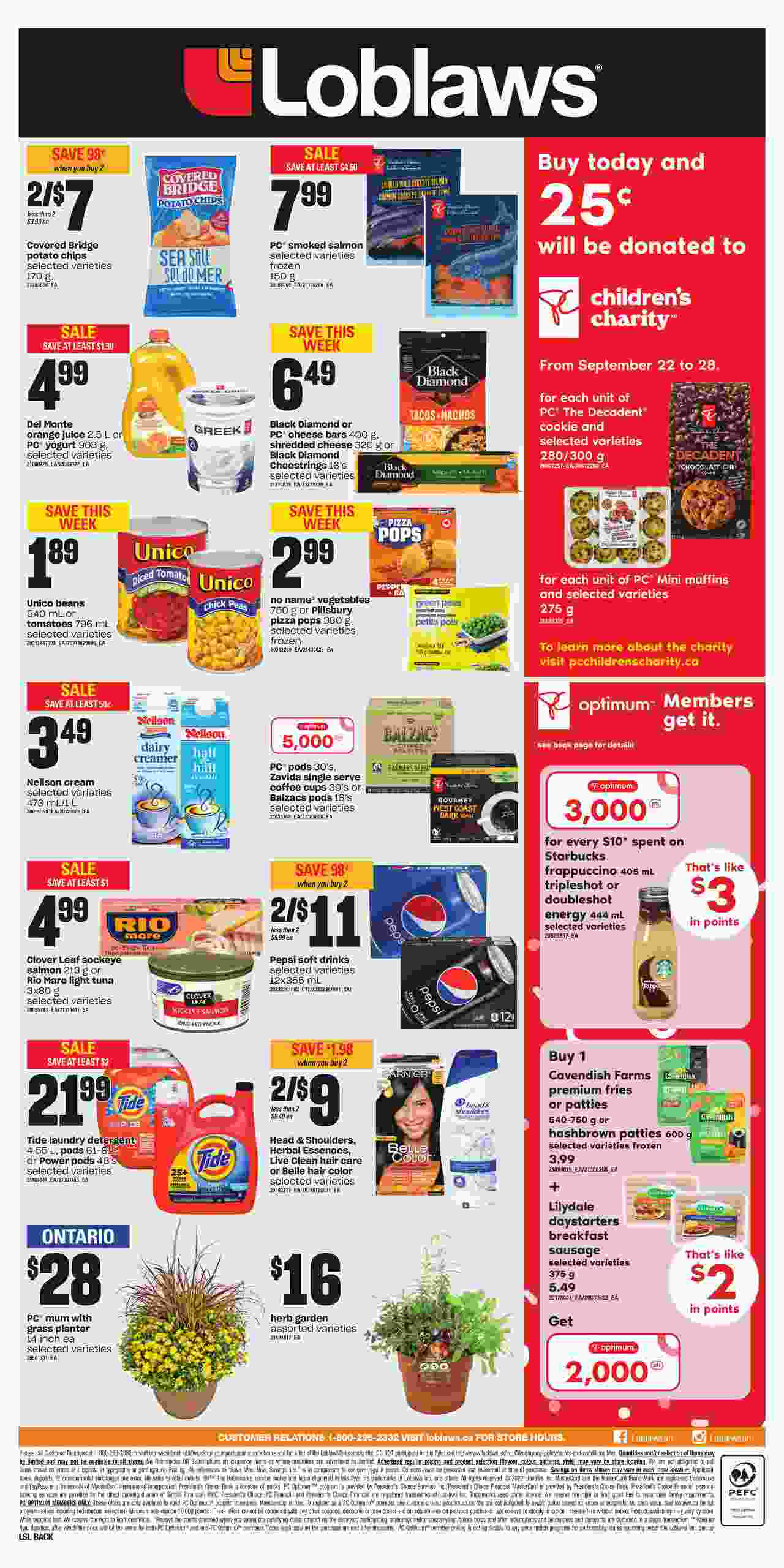 Loblaws Flyer (ON) September 22 - 28 2022