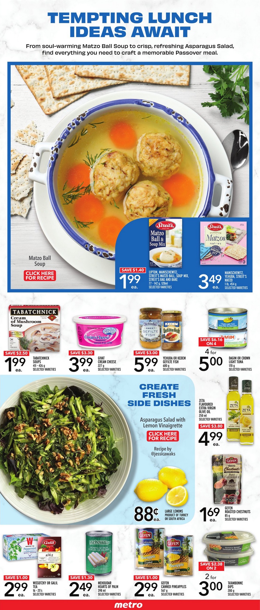 Metro Flyer (ON) Happy Passover April 18 - May 1 2024