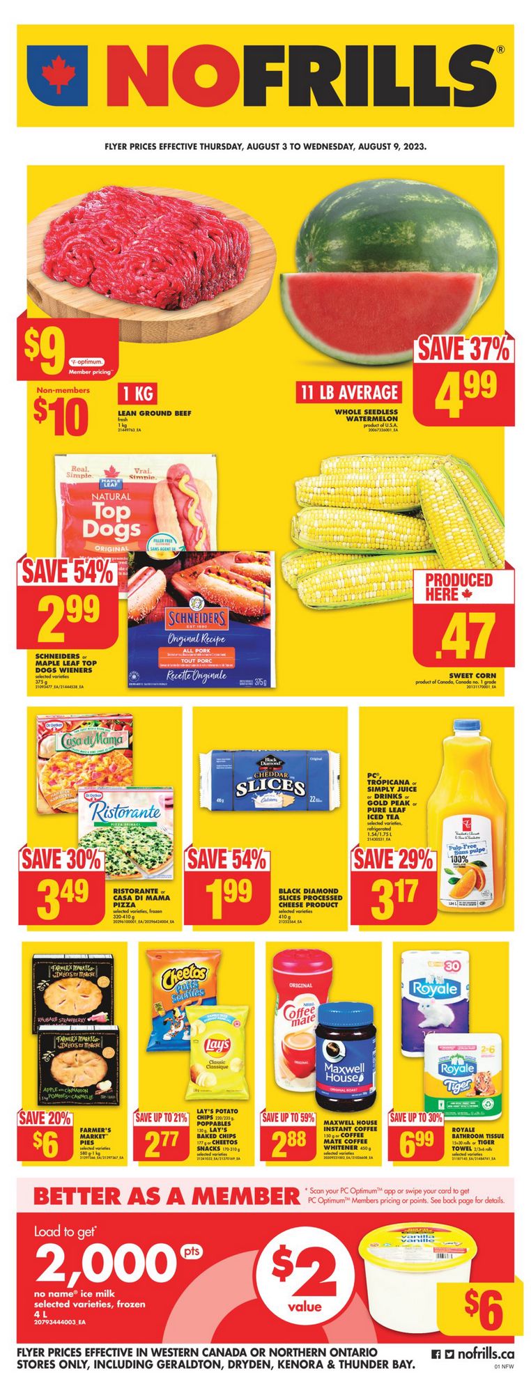 No Frills Flyer (AB) August 3 - 9 2023
