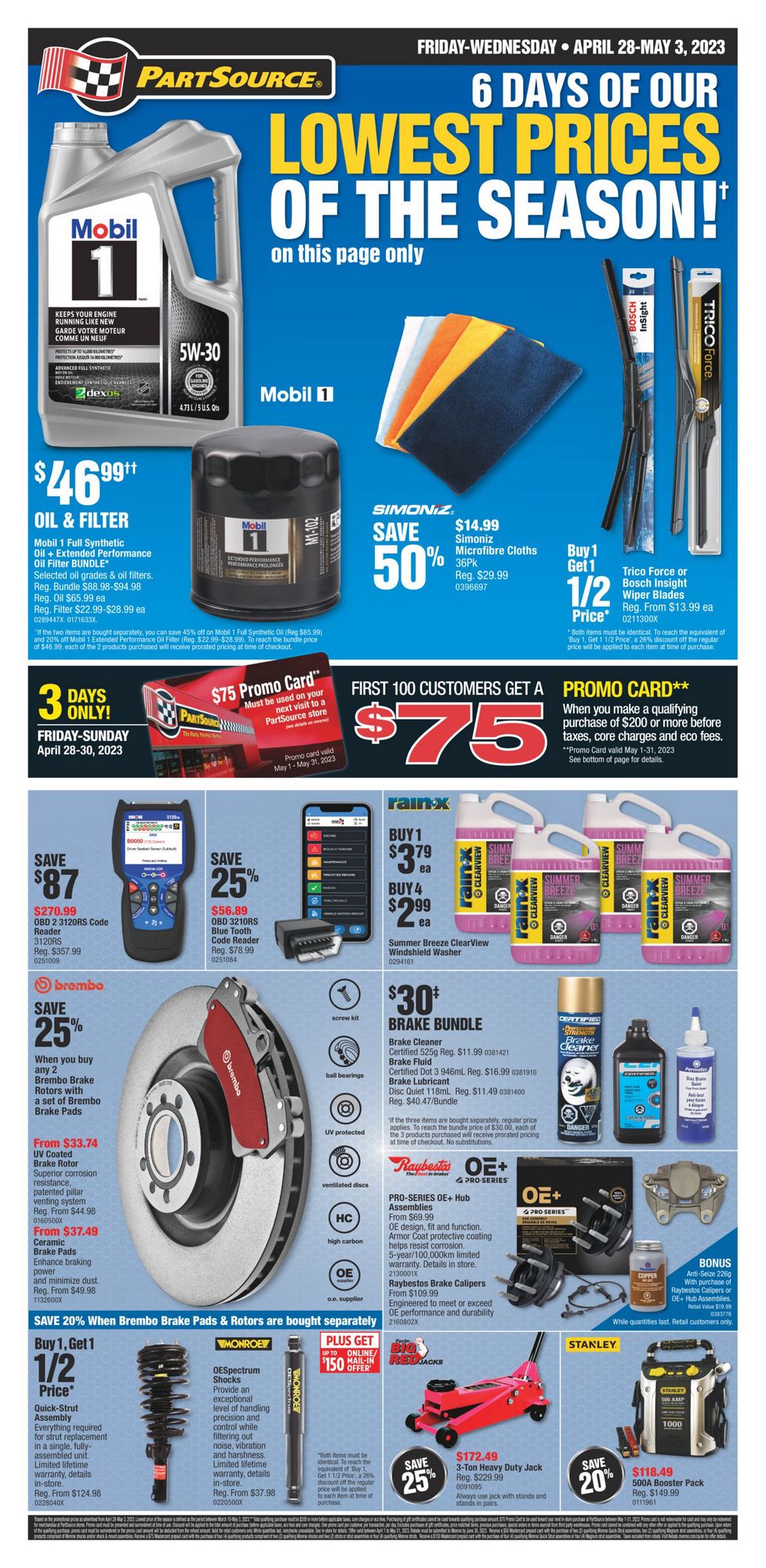 PartSource Flyer (ON) April 28 - May 3 2023