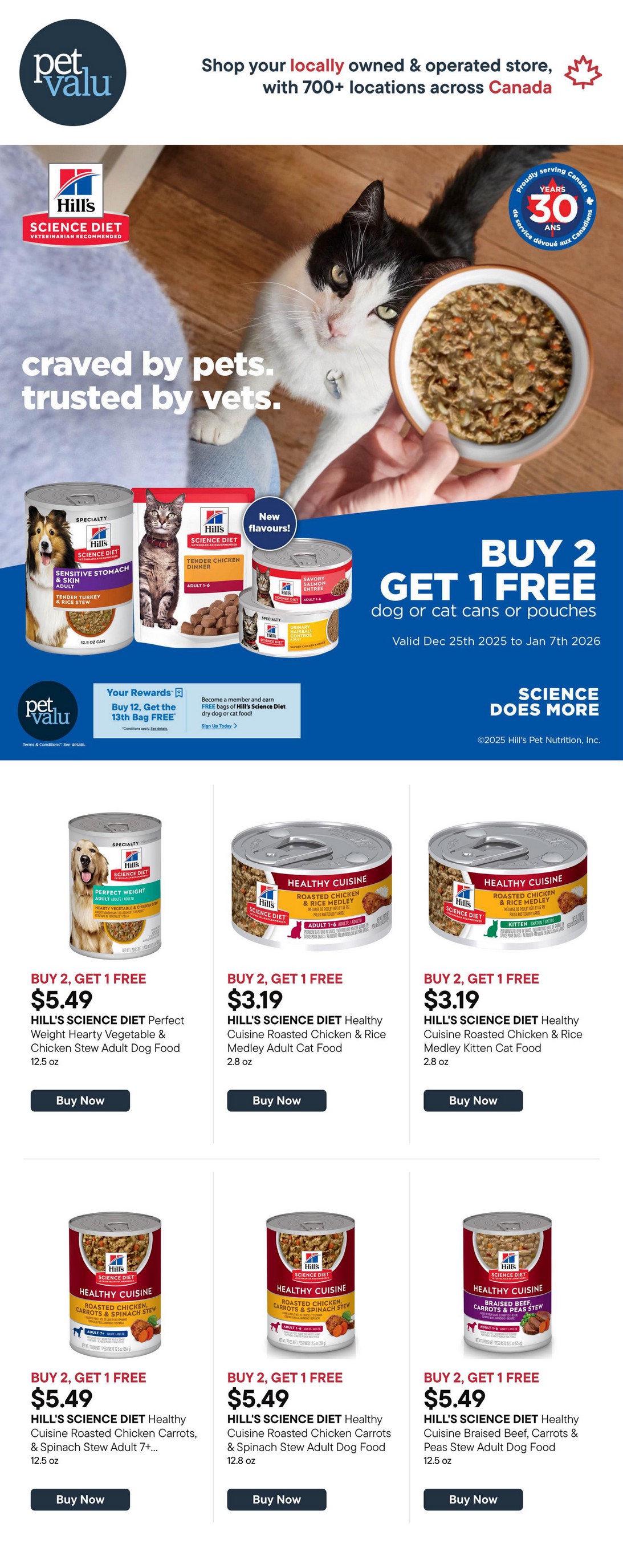 Pet Valu Flyer (ON) December 25 - January 1 2026