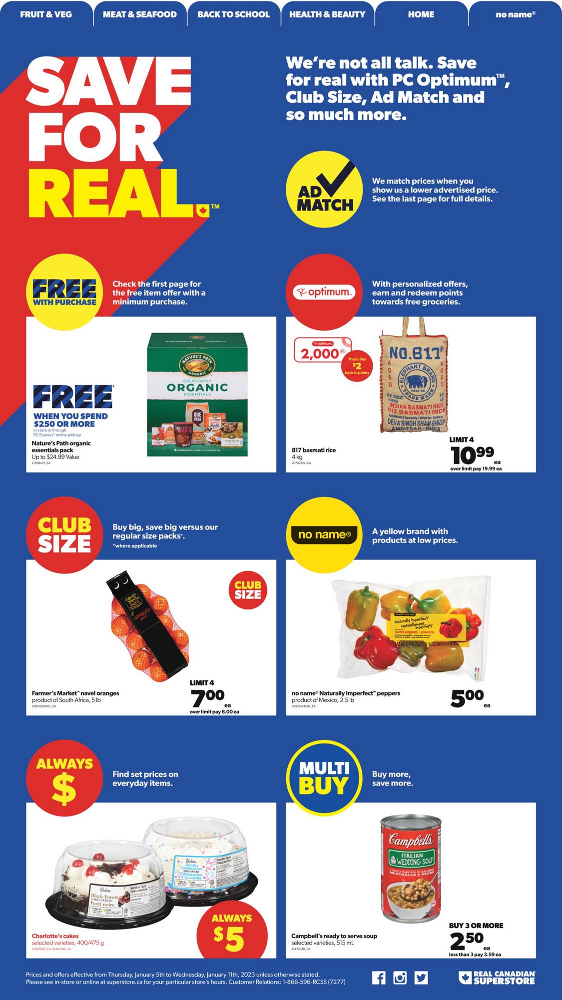 Real Canadian Superstore Flyer (ON) January 5 - 11 2023