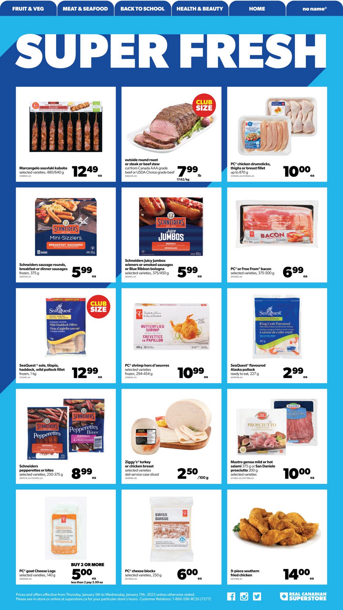 Real Canadian Superstore Flyer (ON) January 5 - 11 2023