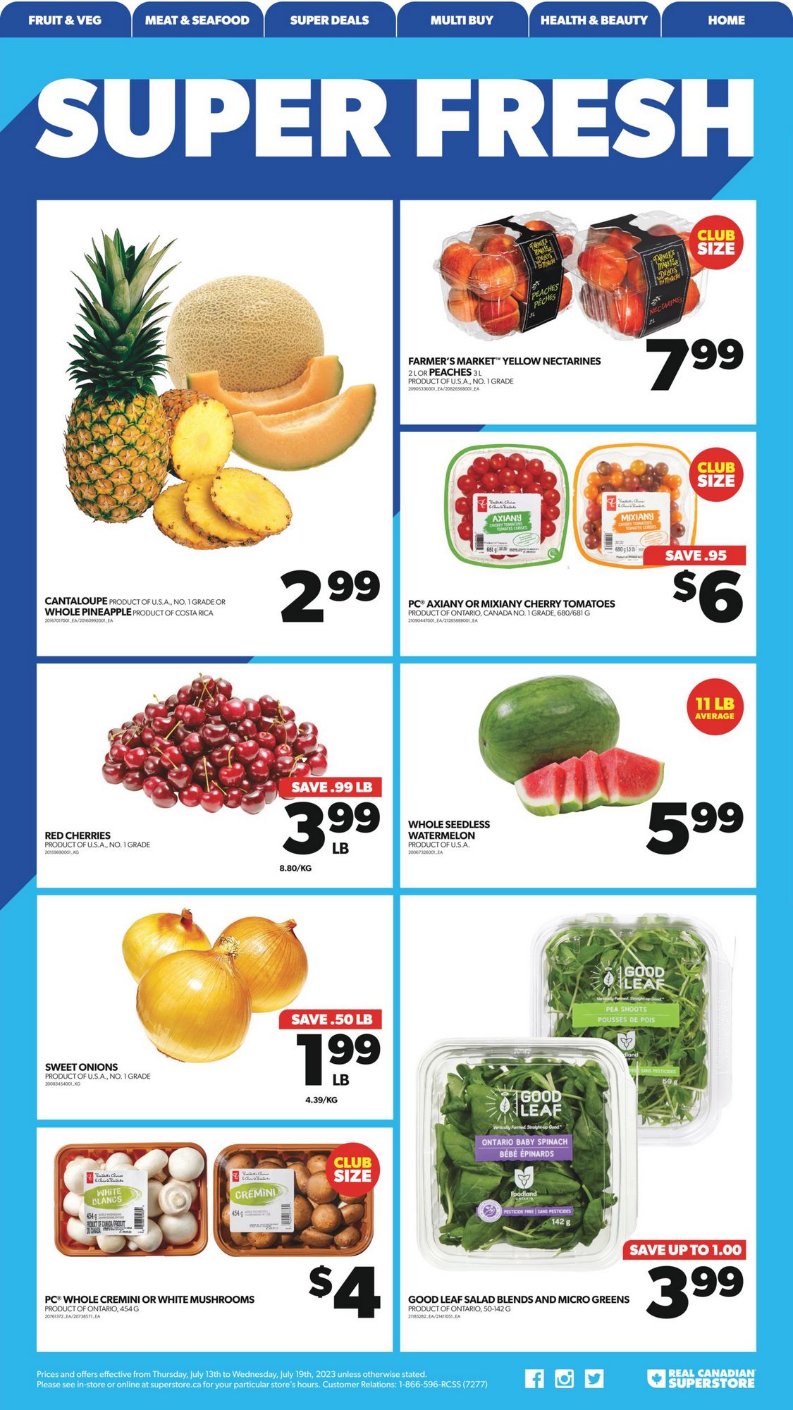 Real Canadian Superstore Flyer (ON) July 13 - 19 2023