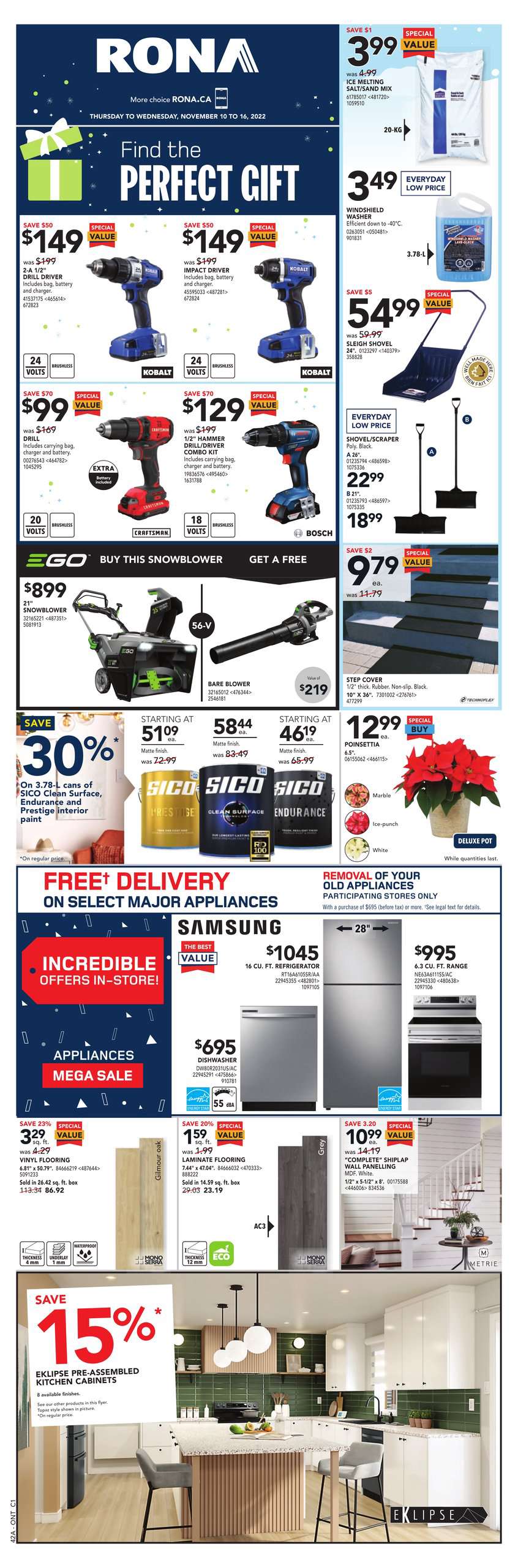 RONA Flyer (ON) November 10 - 16 2022