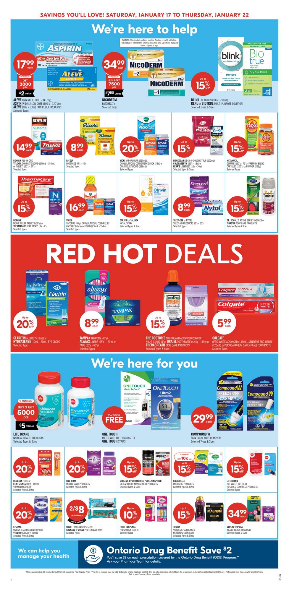 Shoppers Drug Mart Flyer (ON) January 17 - 22 2026