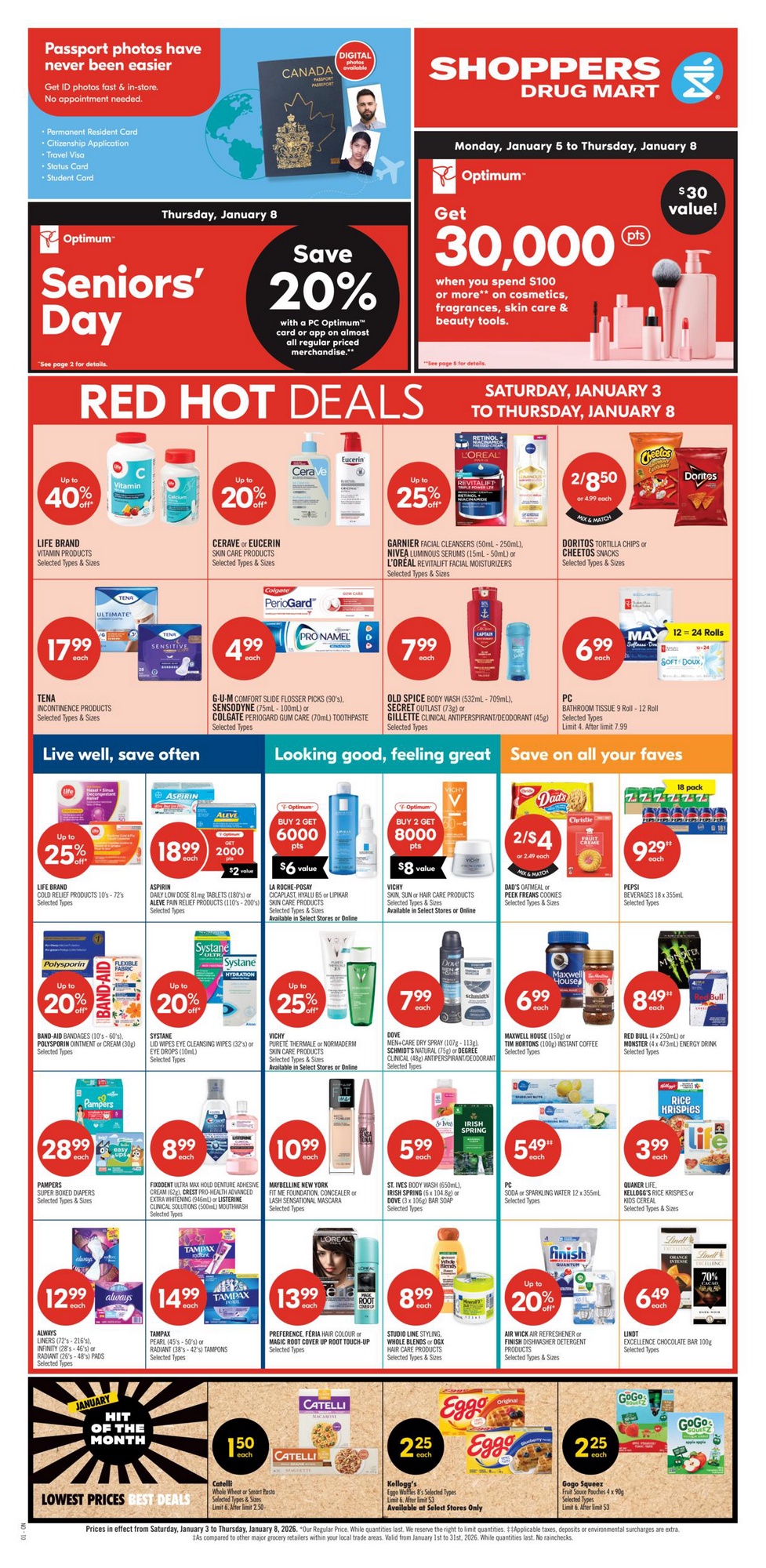 Shoppers Drug Mart Flyer (ON) January 3 - 8 2026
