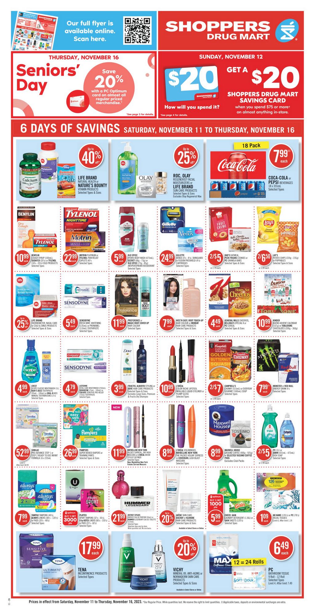 Shoppers Drug Mart Flyer (ON) November 11 - 16 2023