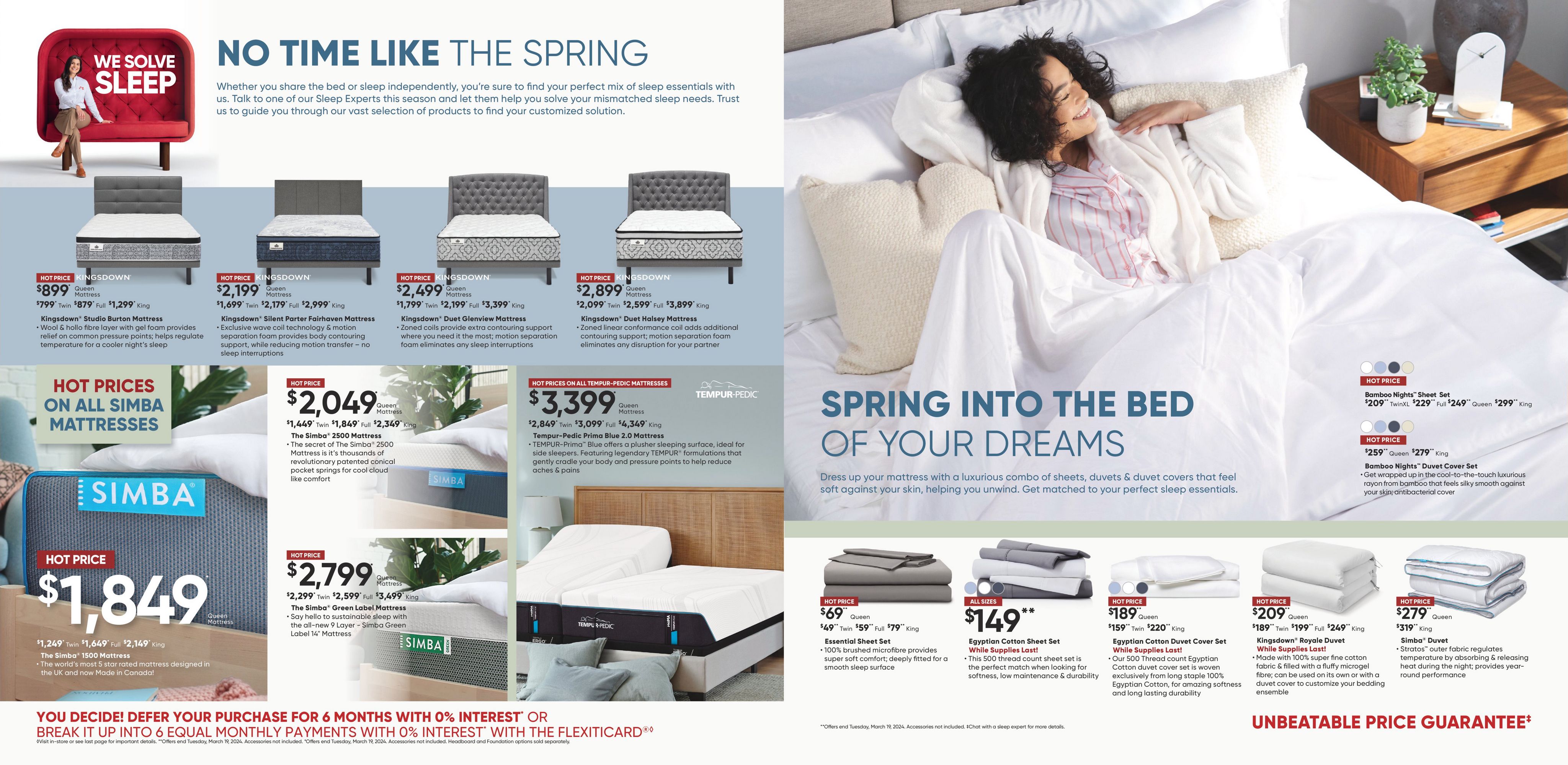 Sleep Country Canada Flyer (ON) February 26 - March 3 2024