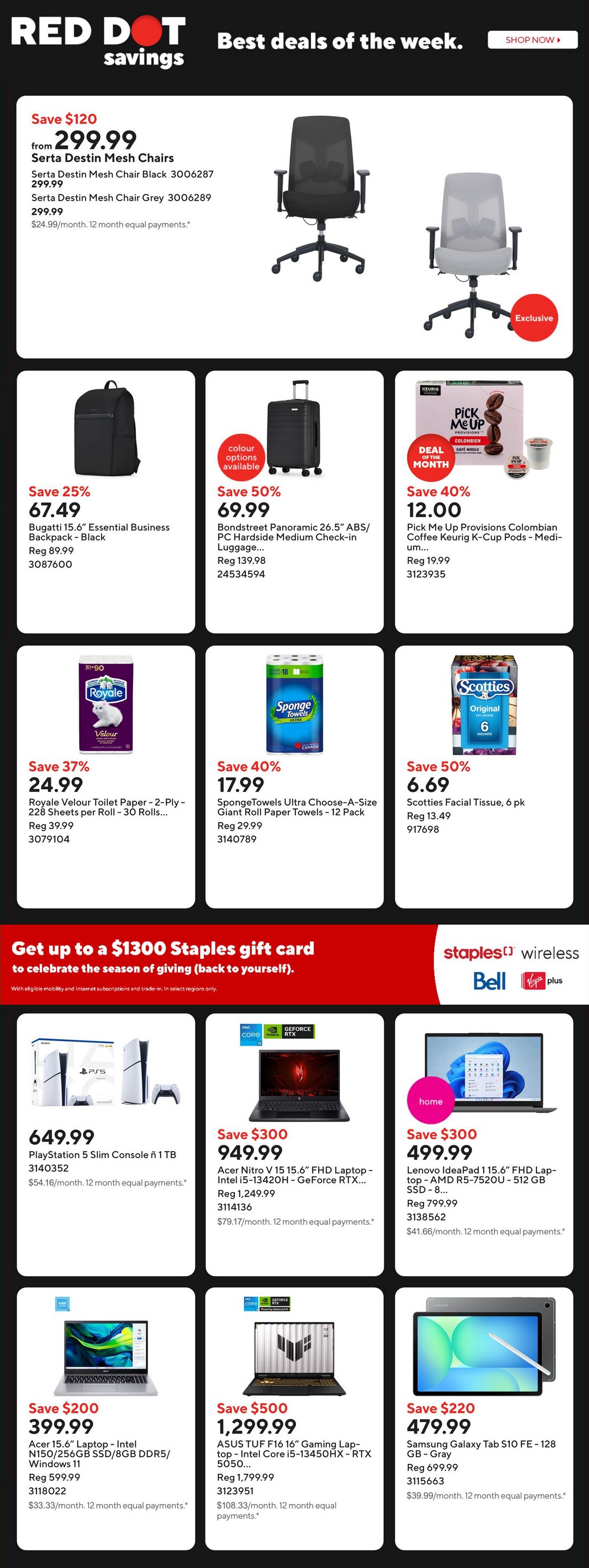 Staples Canada Flyer (ON) January 1 - 8 2026