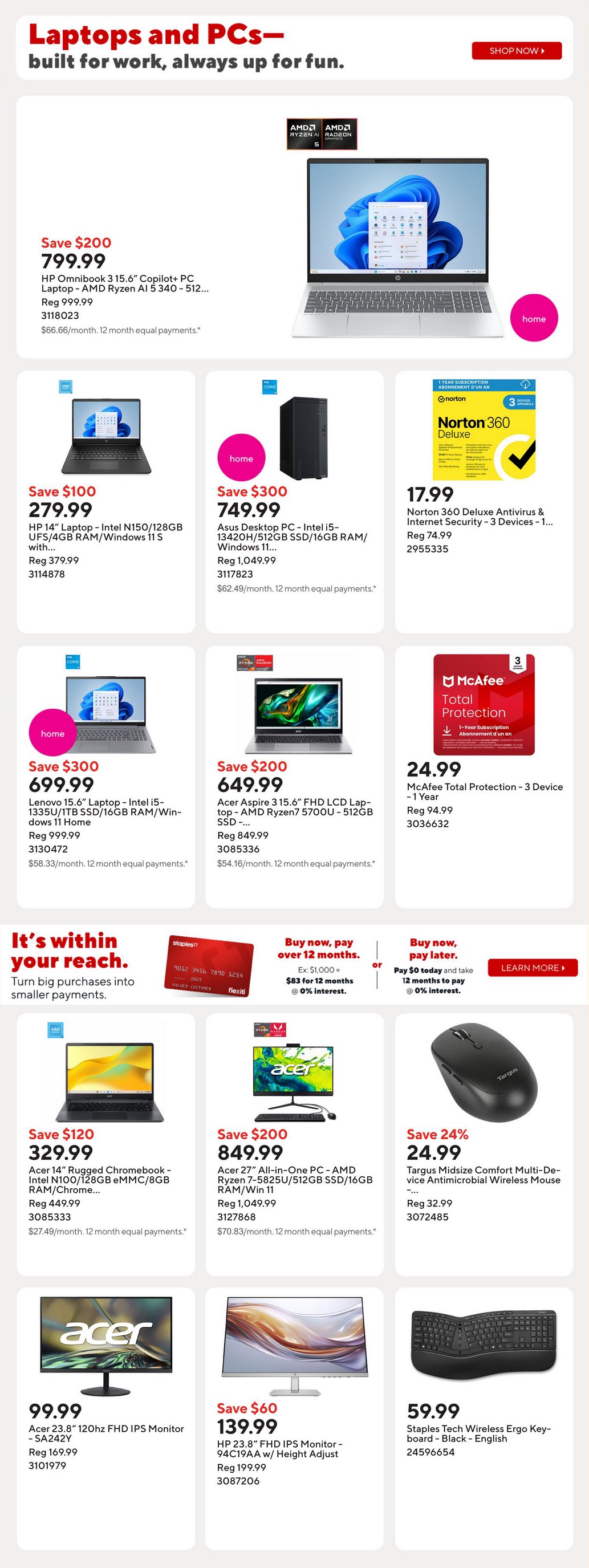 Staples Canada Flyer (ON) January 1 - 8 2026