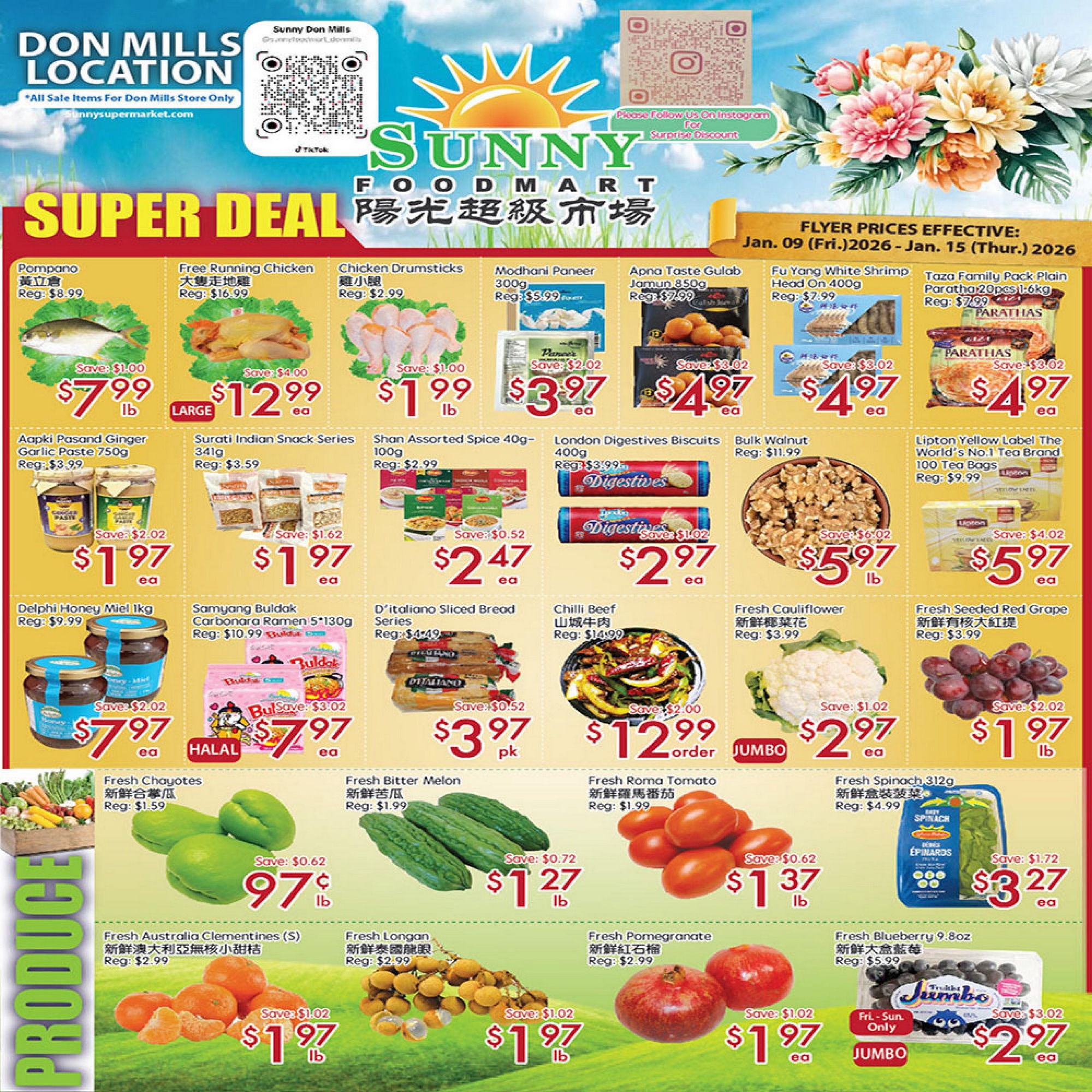 Sunny Food Mart Flyer (ON) January 9 - 15 2026