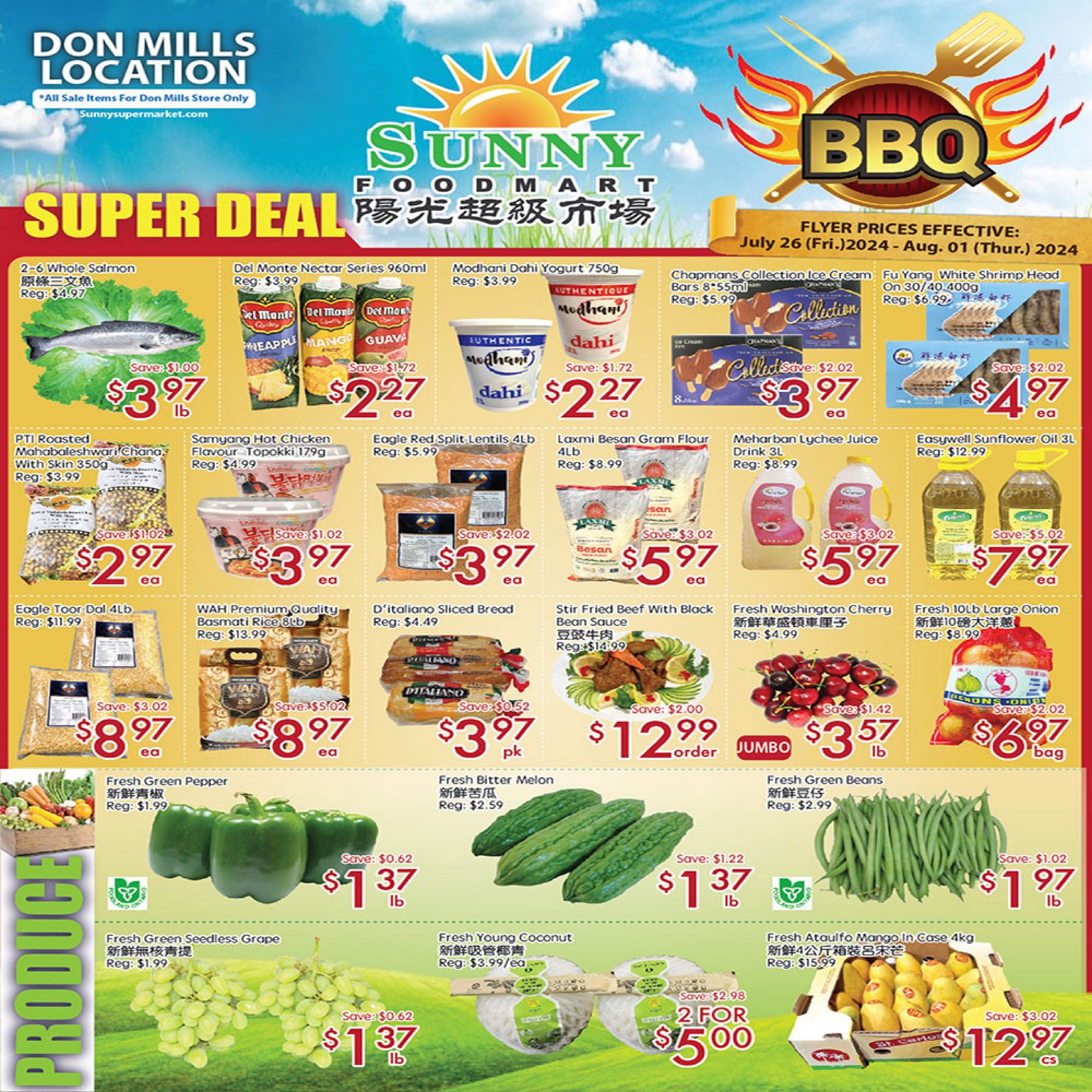 Sunny Food Mart Flyer (ON) July 26 - August 1 2024
