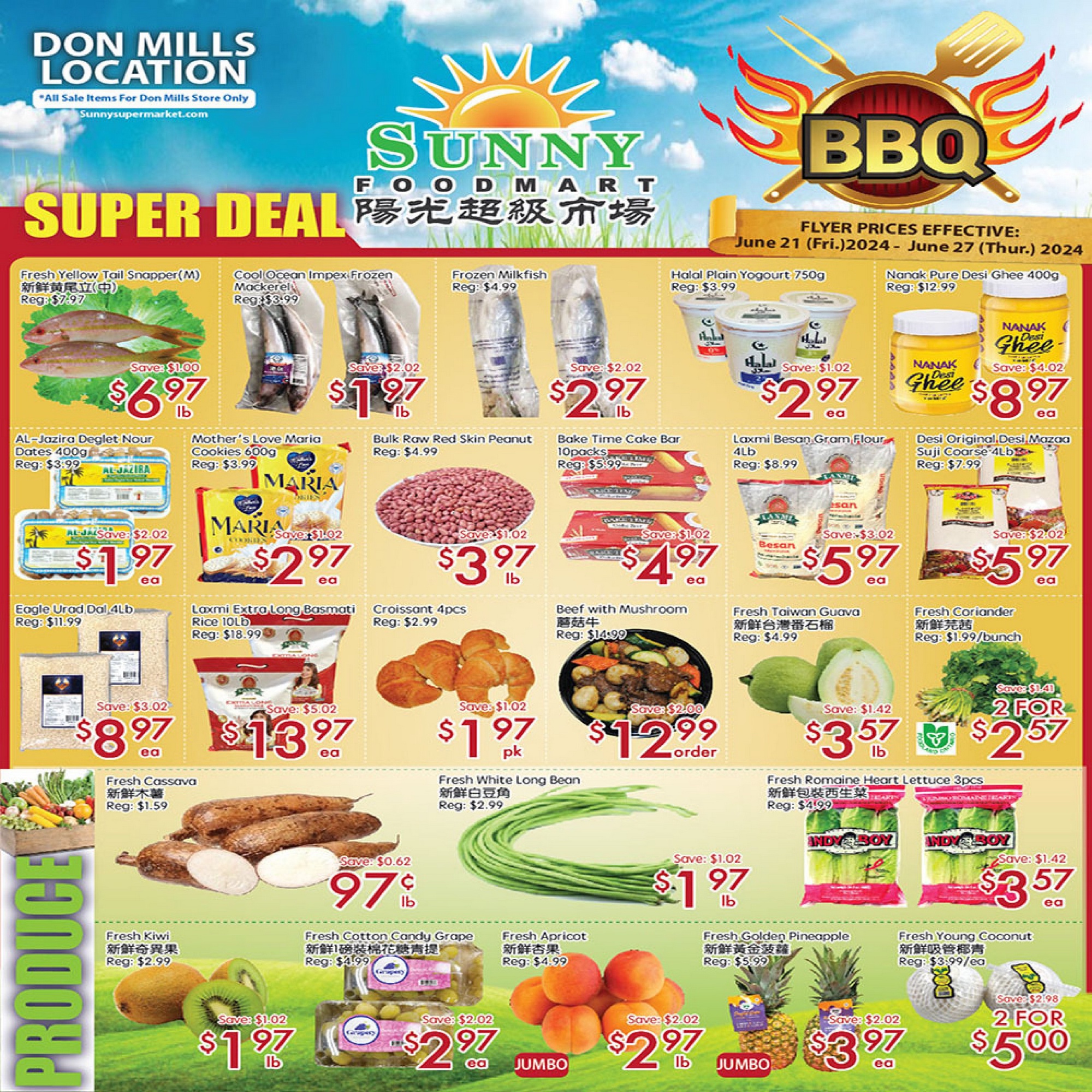 Sunny Food Mart Flyer (ON) June 21 - 27 2024