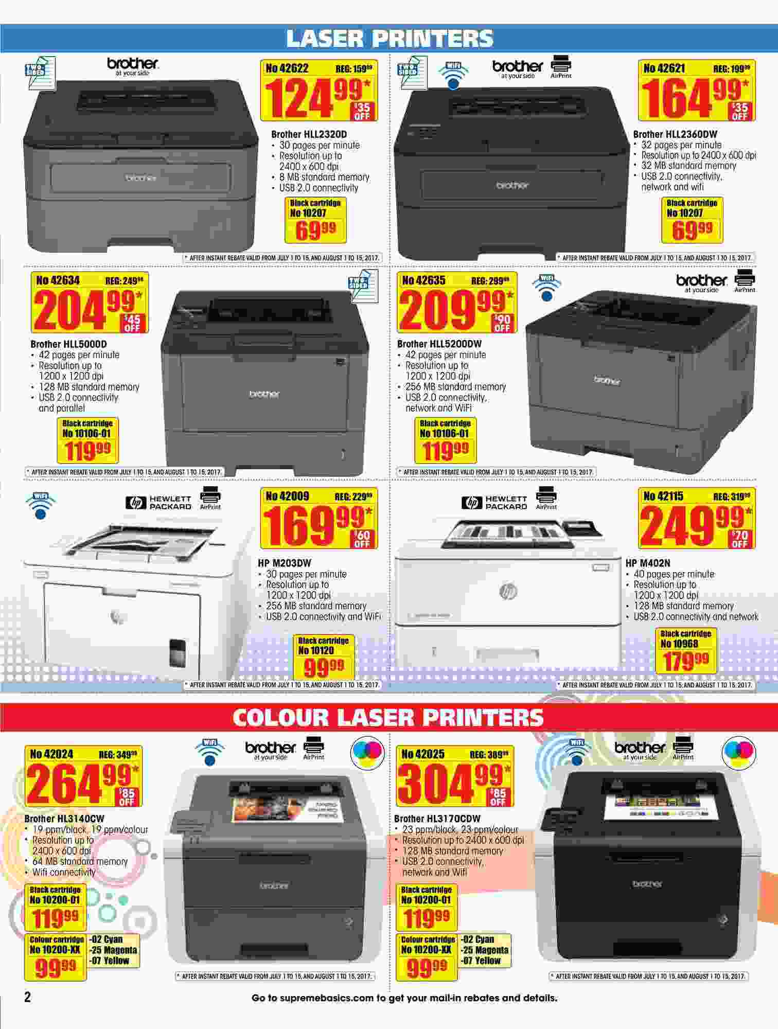 Supreme Basics Flyer (ON) July 1 - August 31 2017