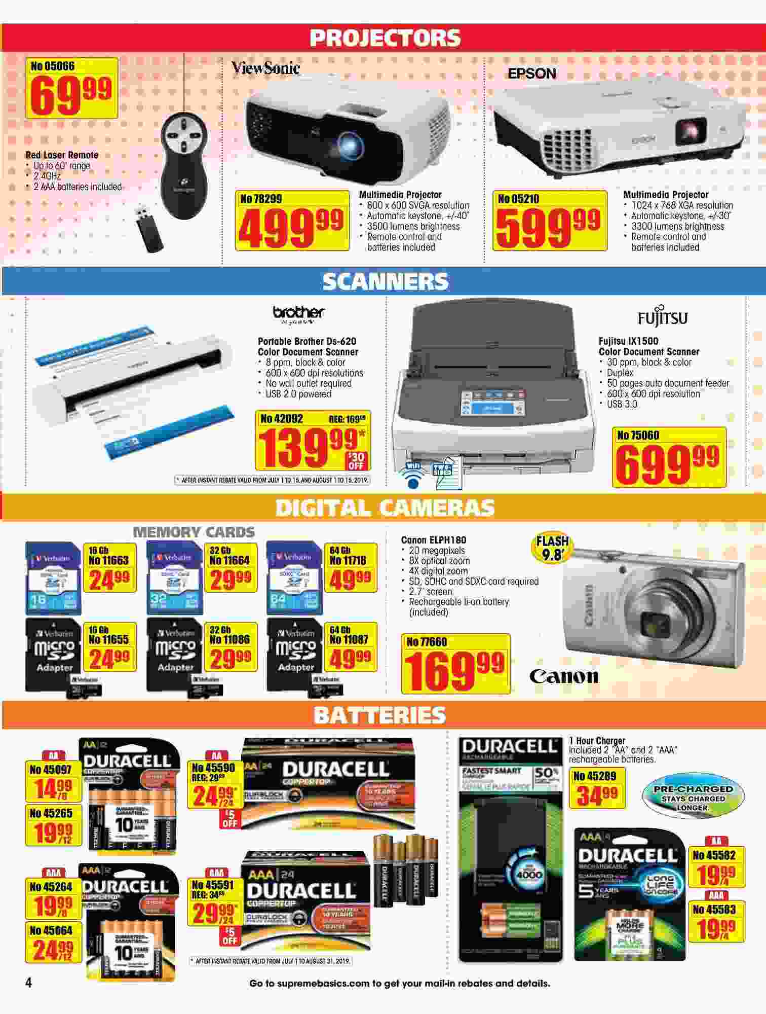 Supreme Basics Flyer (ON) SUMMERTIME SAVINGS July 1 - August 31 2019