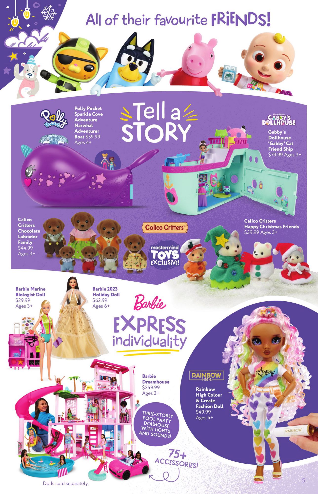 Toys R Us Flyer (ON) Holiday Guide November 16 - December 15 2023