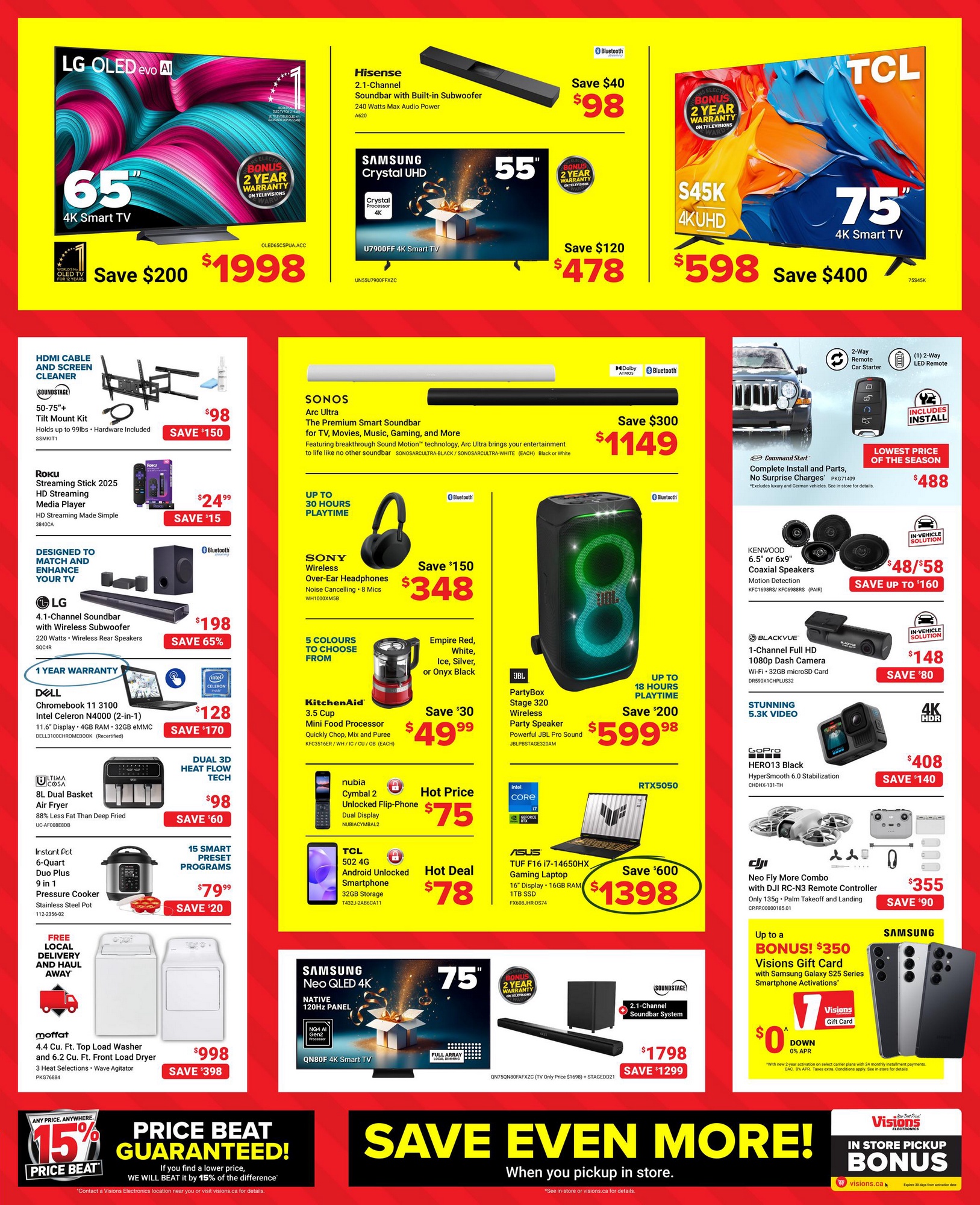 Visions Electronics Flyer (ON) Boxing Day Sale December 24 - January 1 2026