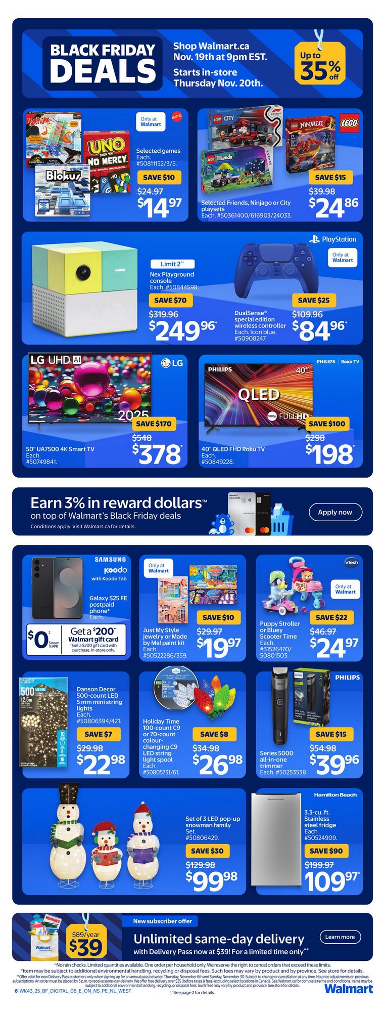 Walmart Flyer (ON) Black Friday Deals November 19 - 26 2025